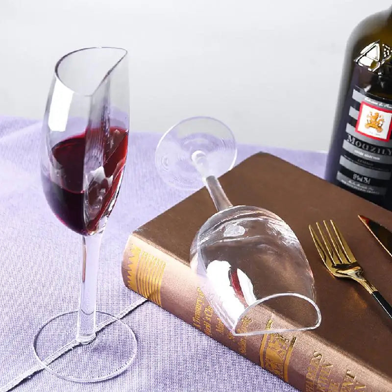 Flexible Half Wine Glass Wine Crystals